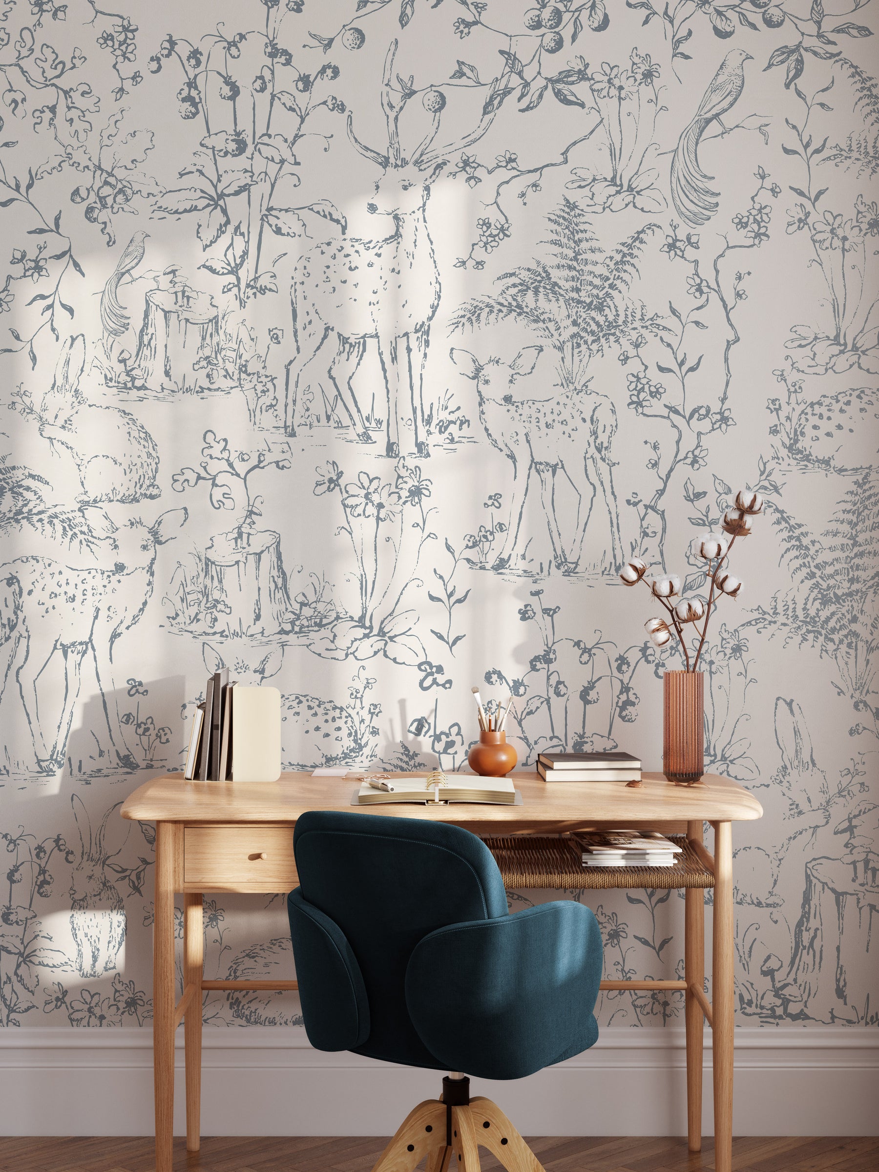 Woodland Storybook Mural – Koko Art Shop
