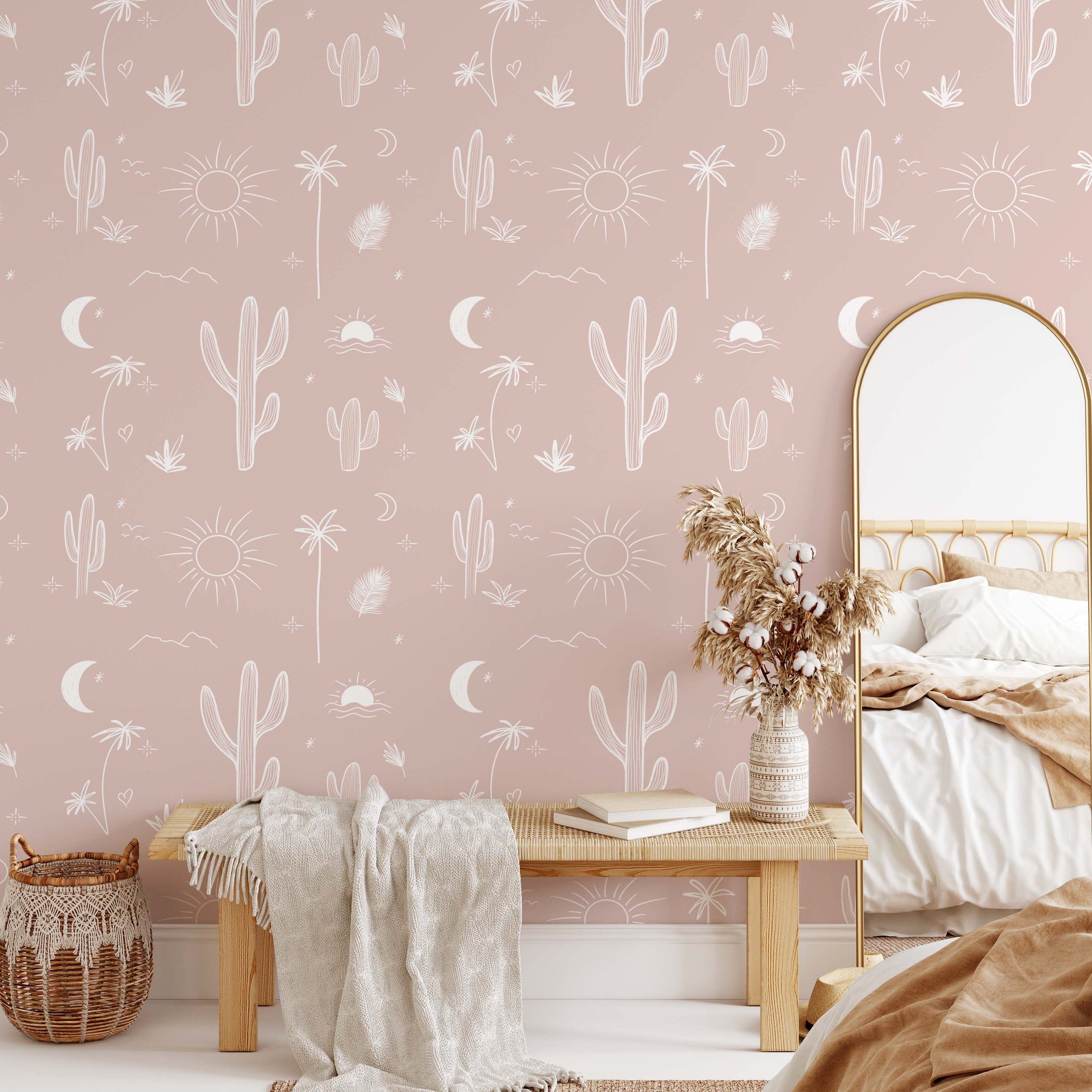 Blush Arizona Wallpaper – Koko Art Shop