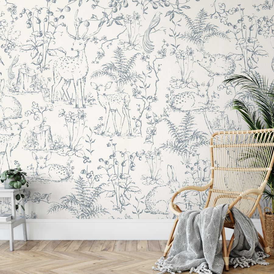 Woodland Storybook Mural – Koko Art Shop