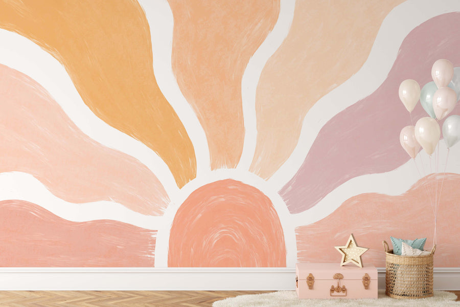 Boho Sun Mural – Koko Art Shop