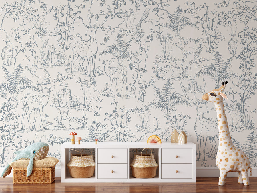 Woodland Storybook Mural – Koko Art Shop