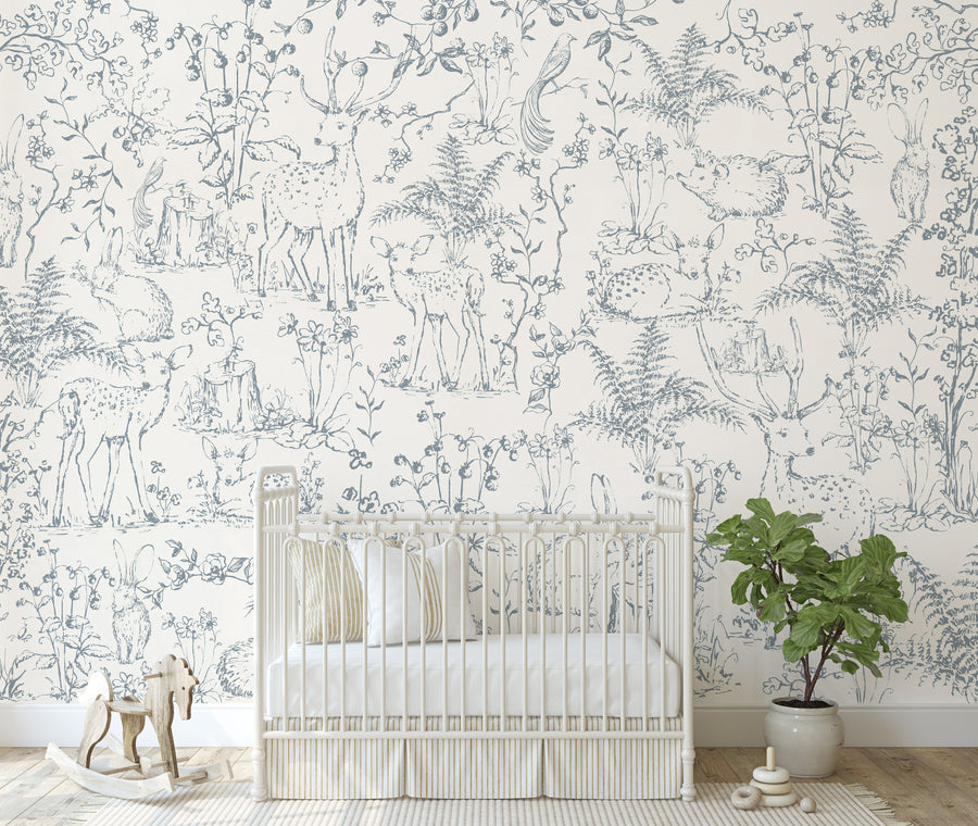 Woodland Storybook Mural – Koko Art Shop
