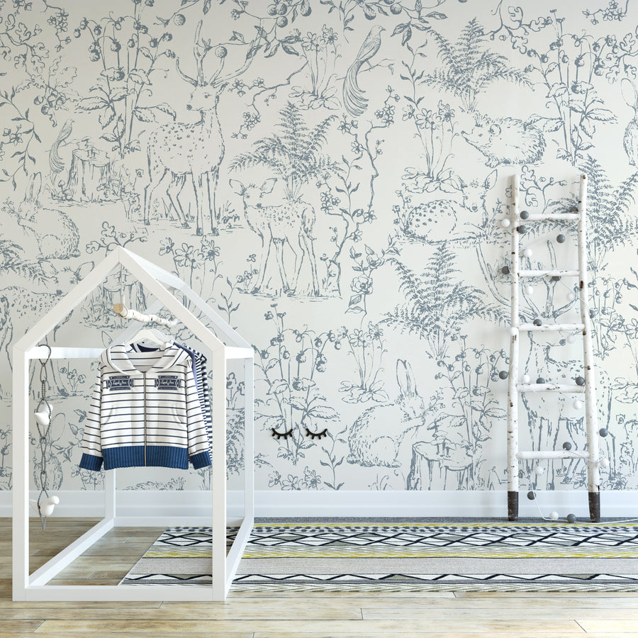 Woodland Storybook Mural – Koko Art Shop
