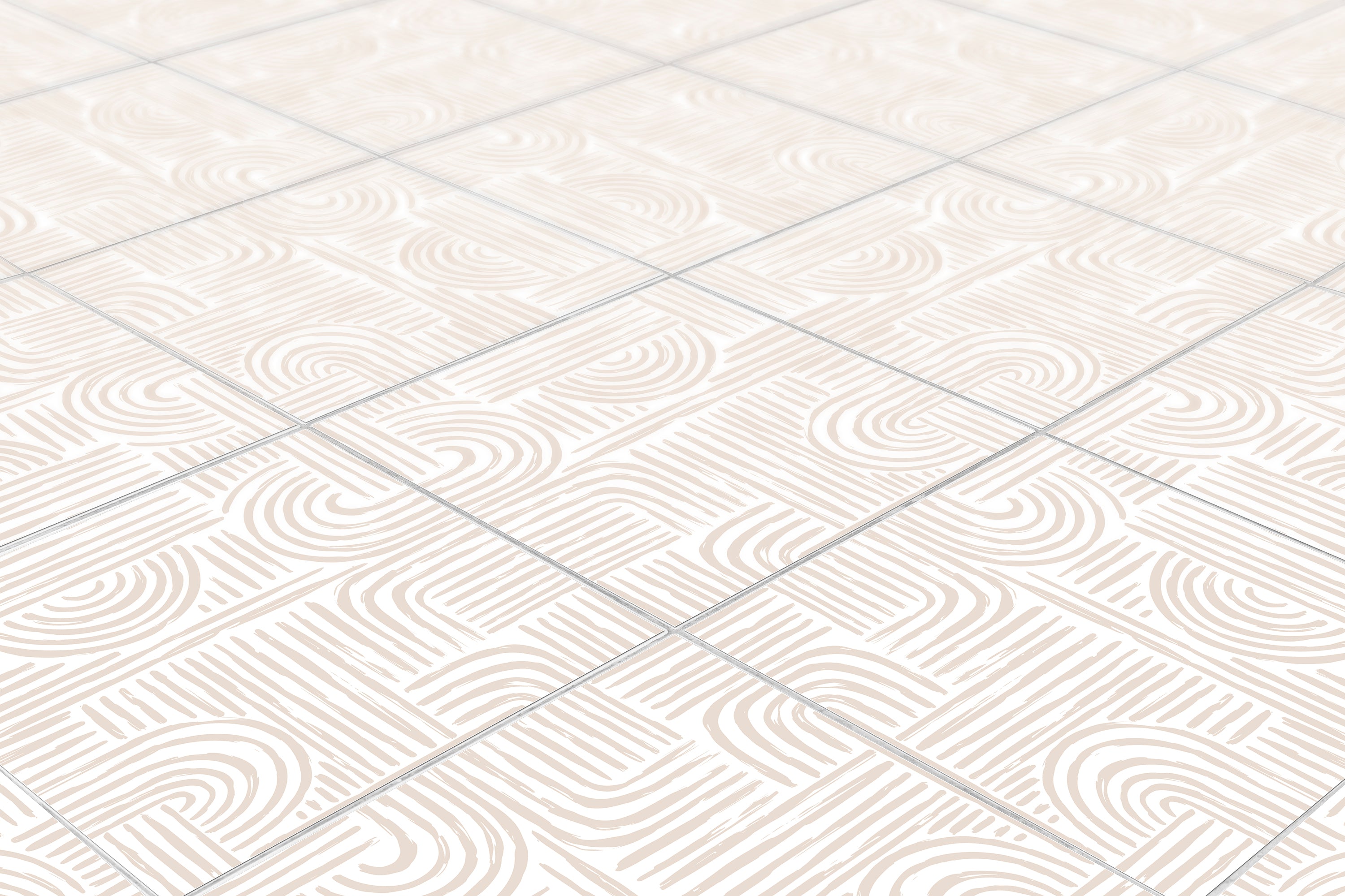 Seamless Rounded Lines Tile Decal Vinyl Stickers Pack – Koko Art Shop